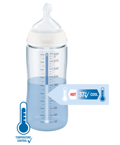NUK First Choice Plus baby bottle with temperature control PP White 300ml